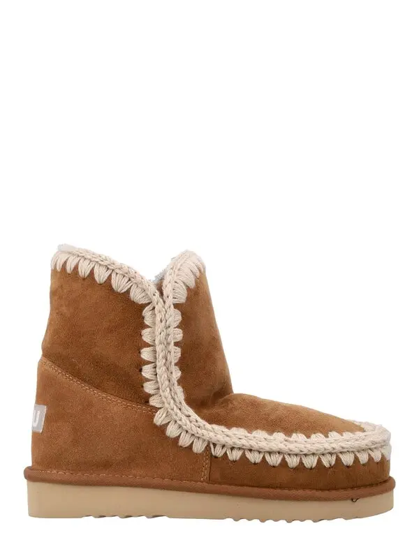 Mou Iconic Sheepskin Ankle Boots - Coganc