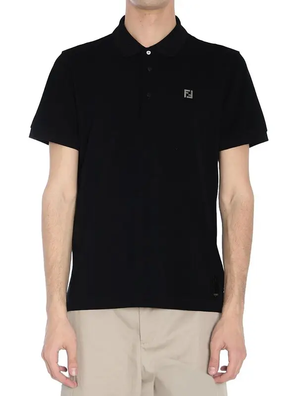Fendi Timeless Polo Shirt - Nero