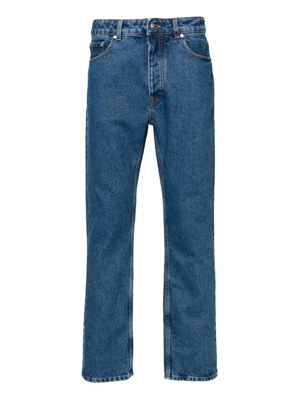 Palm Angels Monogram Straight Leg Pants - Lightblue