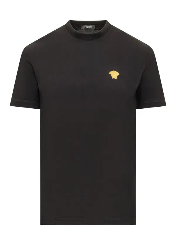 Versace Classic Cotton T-shirt Fw25 Collection - Black