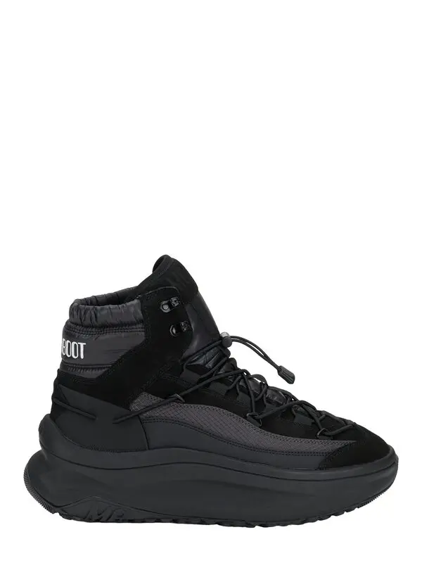 Moon Boot Xlace Mid Sneakers - Black