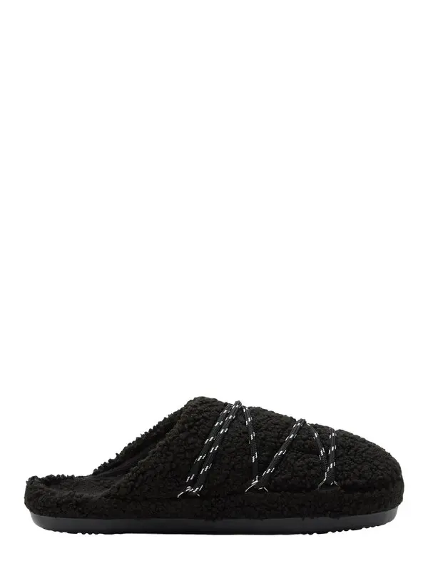 Moon Boot Slip-on Fashion Sandals - Black