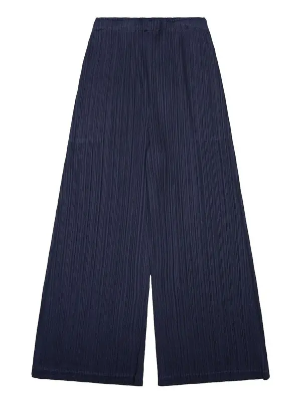 Issey Miyake Monthly Colors: January Wide-leg Trousers - Blue