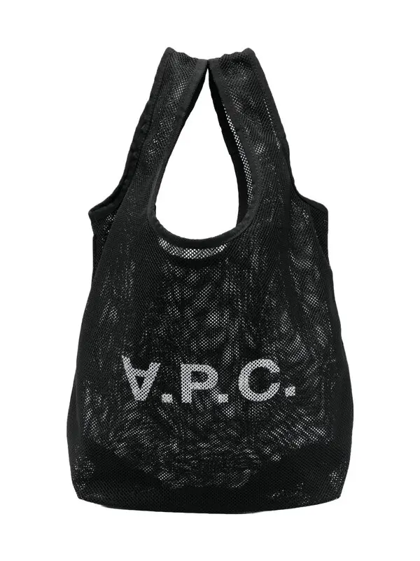 A.p.c. Stylish Two Handle Tote Bag With Interior Pocket W 34 X H 53 X D 11 Cm - Nero
