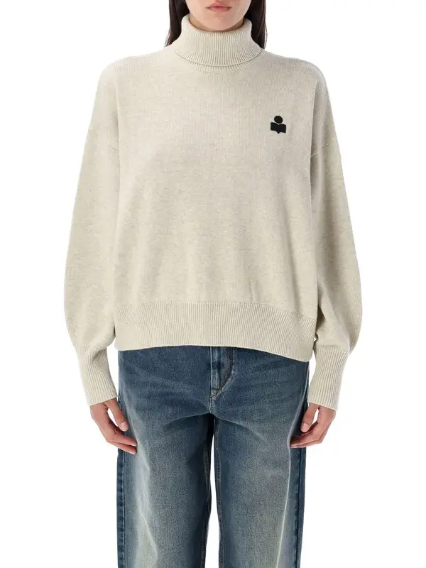 MARANT ETOILE High Neck Sweater - Grey