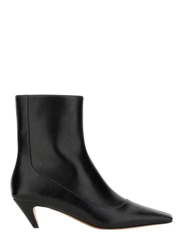 Stella McCartney Regal Royce Leather Ankle Boots - Black
