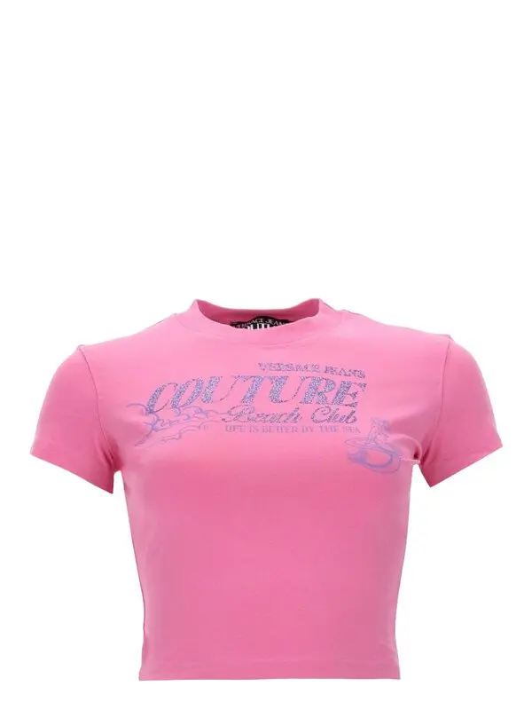 Versace Mini Slim-fit T-shirt - Pink