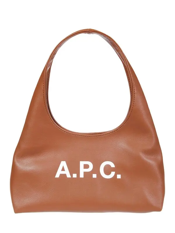 A.p.c. Mini Shoulder Bag - Marrone