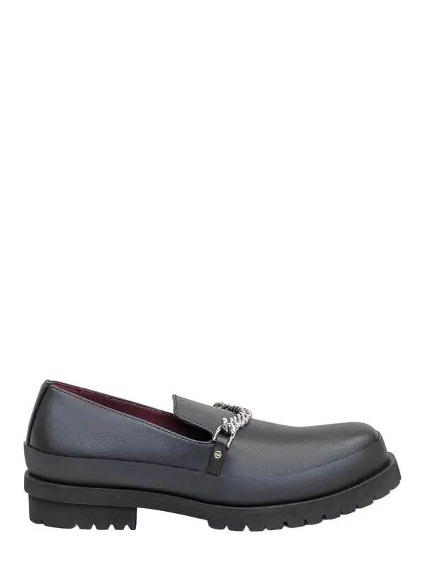 Stella McCartney Chain Detail Loafers - Black