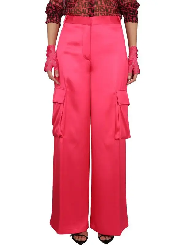 Versace Cargo Duchesse Trousers - Fuchsia