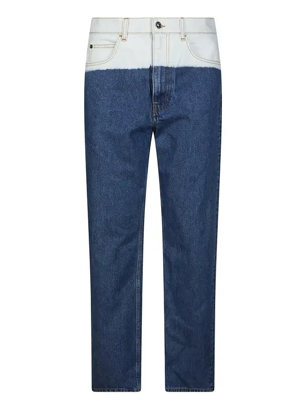 Marni Logo Denim Trousers - Blu