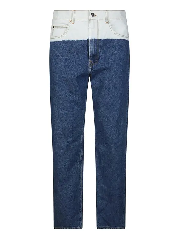 Marni Logo Denim Trousers - Blu