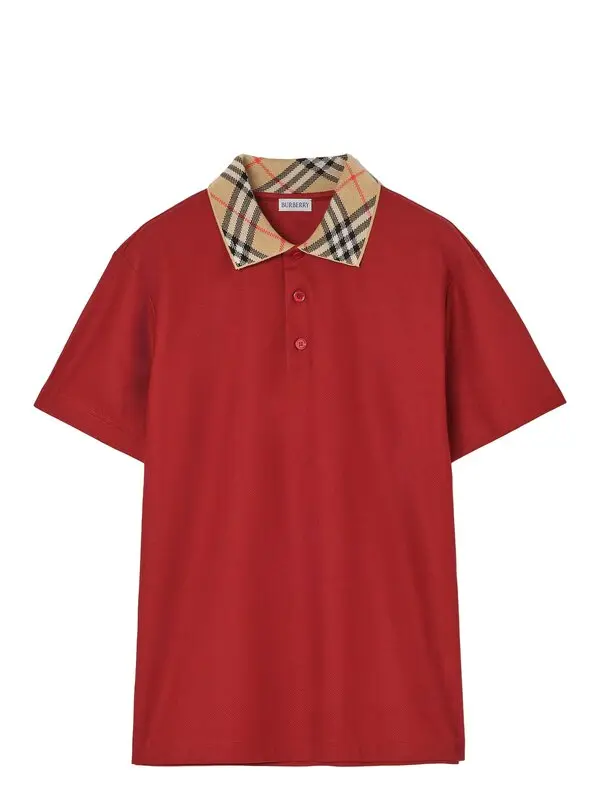 Burberry Knit With Check Detail Size - Rosso