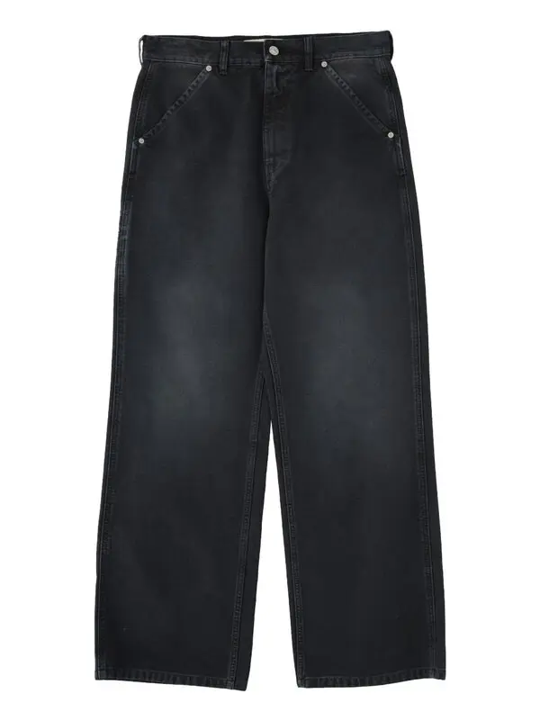 Marni Wide-leg Cotton Jeans - Black