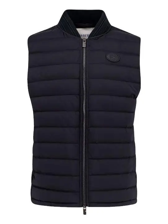 Burberry Puffer Vest With Zip-up Closure - Black