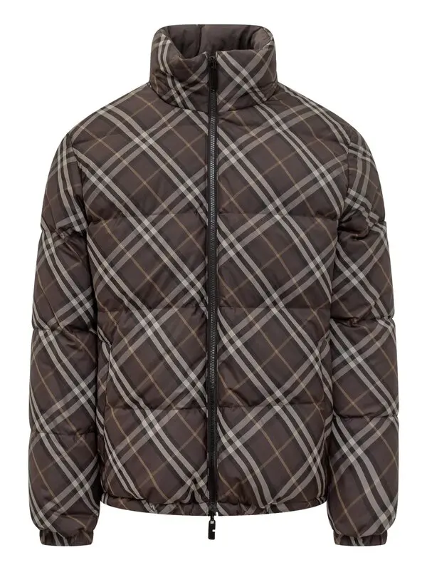 Burberry Reversible Check Down Jacket - Truffle Check