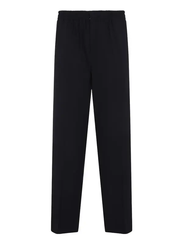 Bottega Veneta Fine Wool Elasticated Trousers - Blue