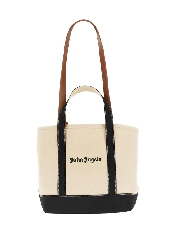 Palm Angels Cotton Canvas Shoulder Bag - Multicolour