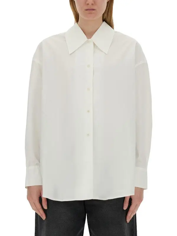 You Must Create Lena Mini Shirt - White