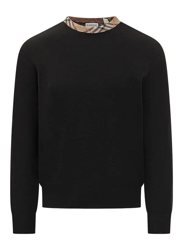 Burberry Wool Sweater - Black