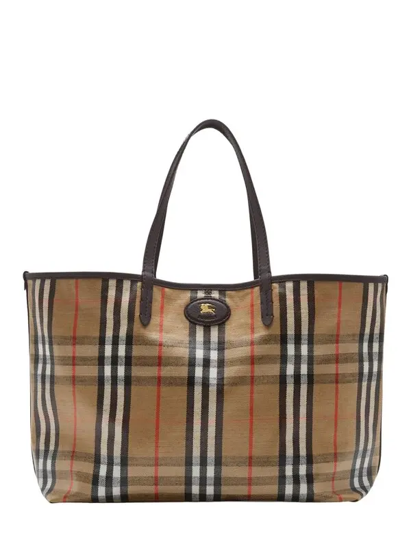 Burberry Equestrian Knight Tote Bag - Brown