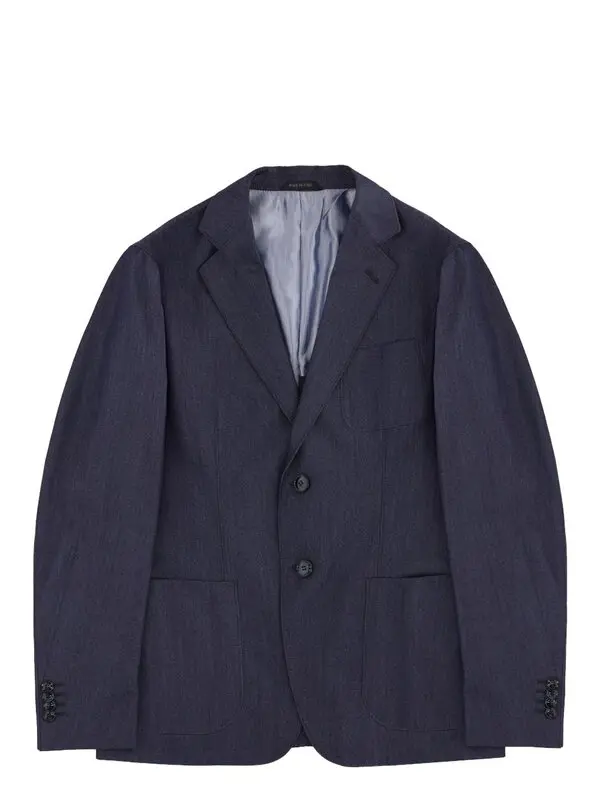 Giorgio Armani Single-breasted Blazer - Blue