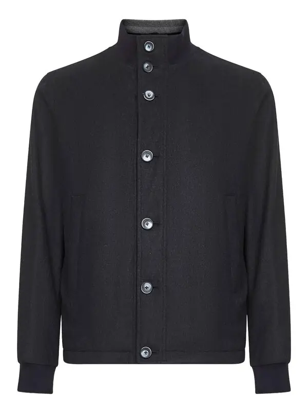Herno Lightweight Bomber Jacket - Blunavy