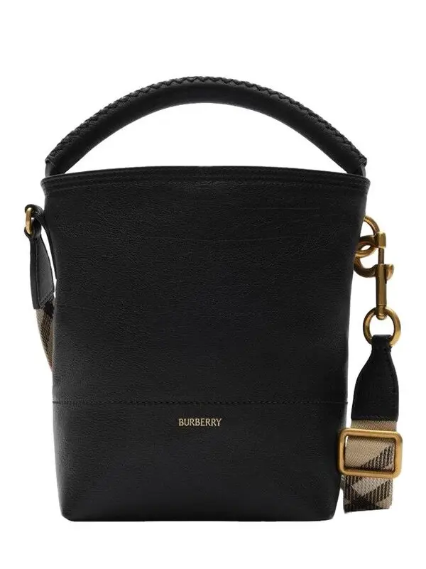Burberry Mini B Clip Bucket Bag - Black