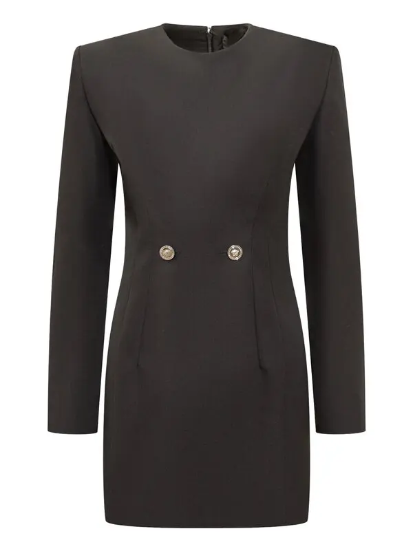 Versace Mini Elegant Suit Dress - Nero