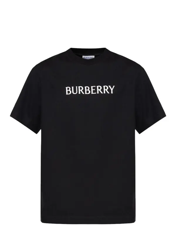 Burberry Lettering Logo T-shirt - Black
