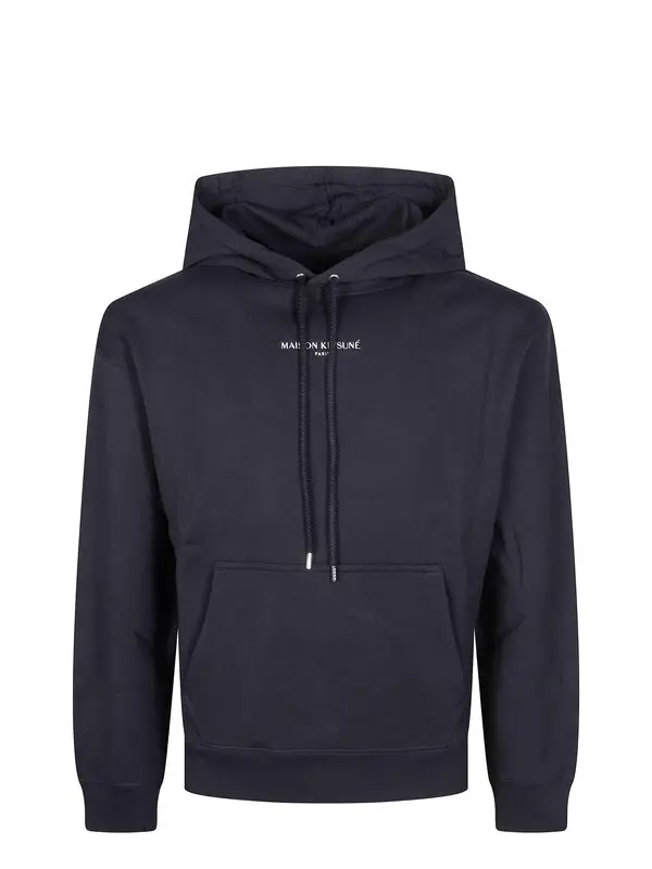 Maison Kitsuné Paris Edition Logo Hoodie - Nero