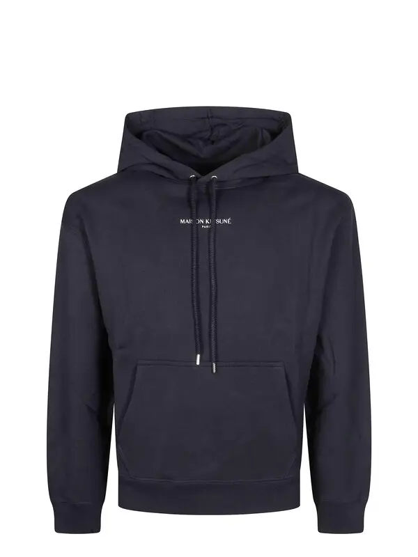 Maison Kitsuné Paris Edition Logo Hoodie - Nero