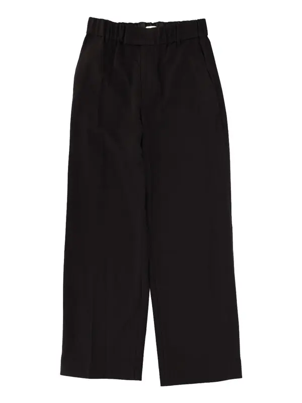 Staud Wide-leg Pull-on Trousers - Black