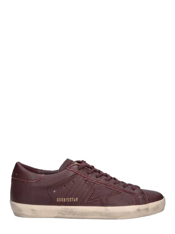 GOLDEN GOOSE Premium Leather Sneakers - Red