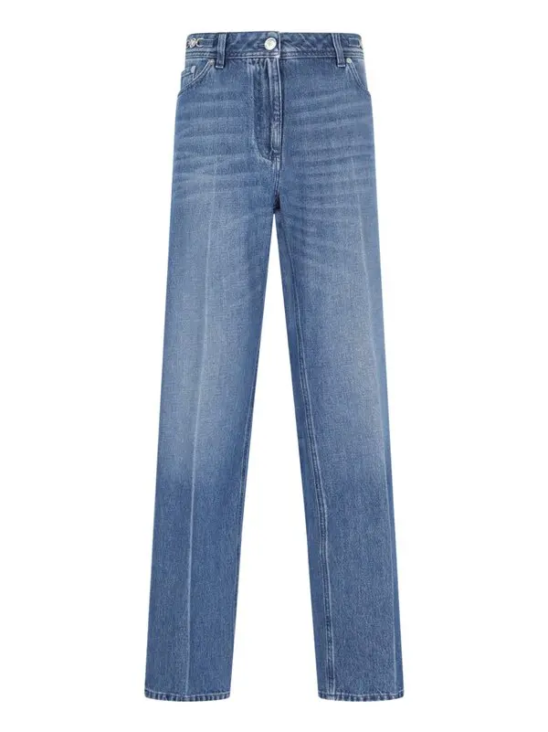 Versace Tailored High-waisted Jeans - Blue