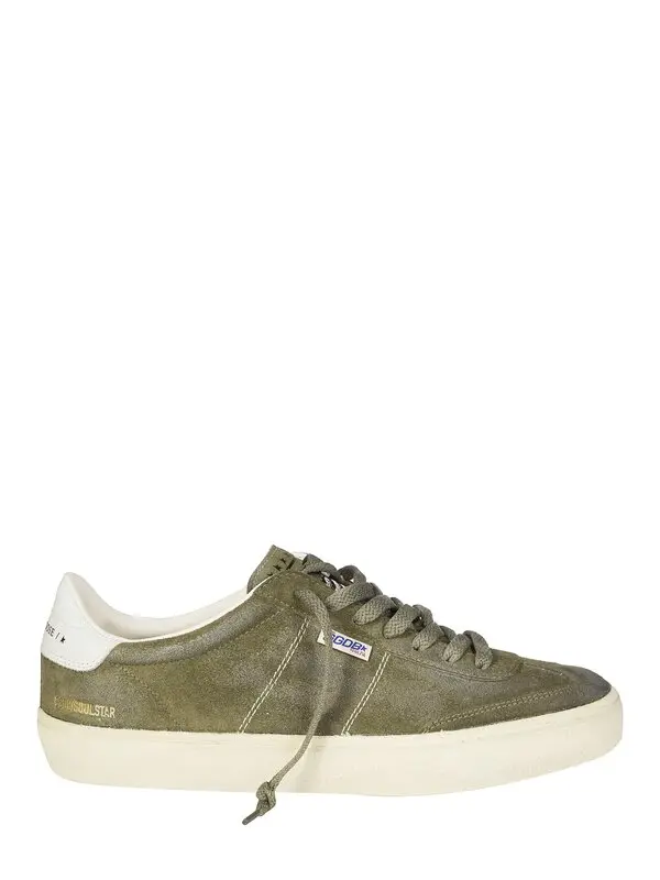 GOLDEN GOOSE Soul Star Suede Sneakers - Verde