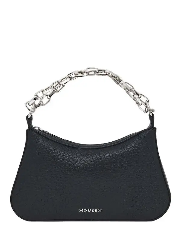 Alexander McQueen Mini T-bar Pouch Handbag - Blcksilver