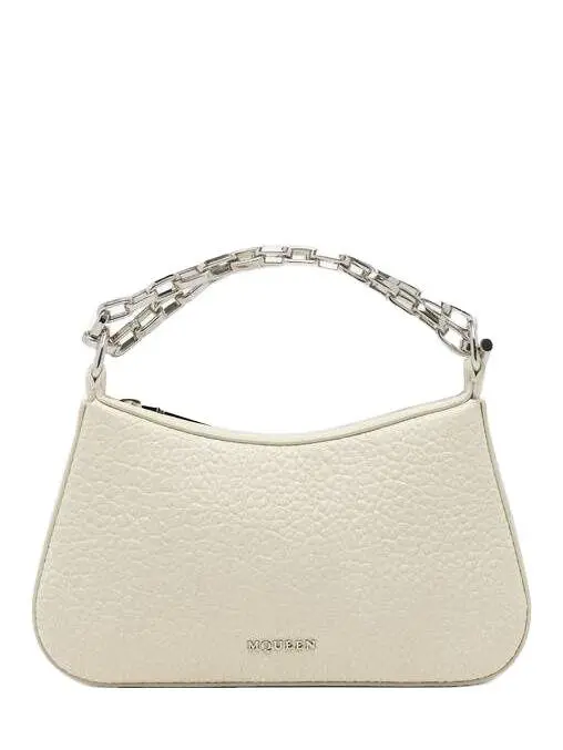 Alexander McQueen T-bar Mini Pouch Handbag - Creamsilve