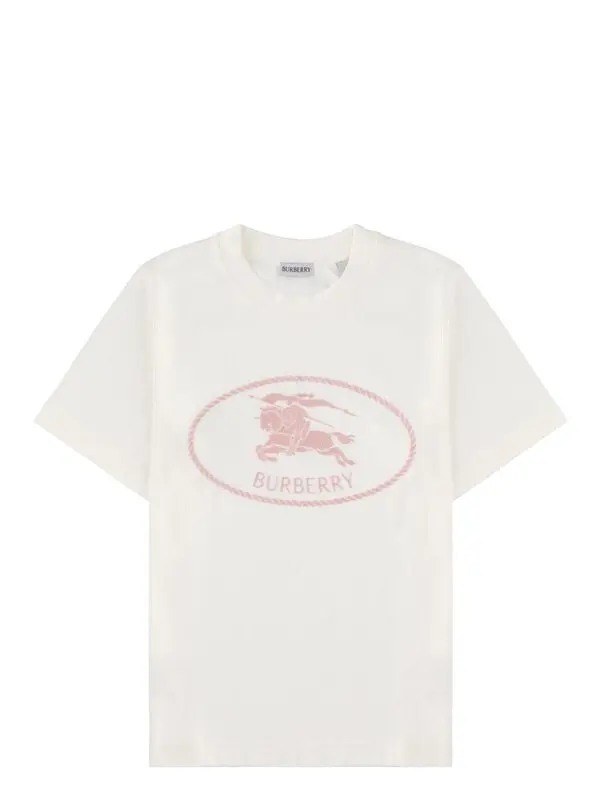 Burberry Graphic Cotton T-shirt - White