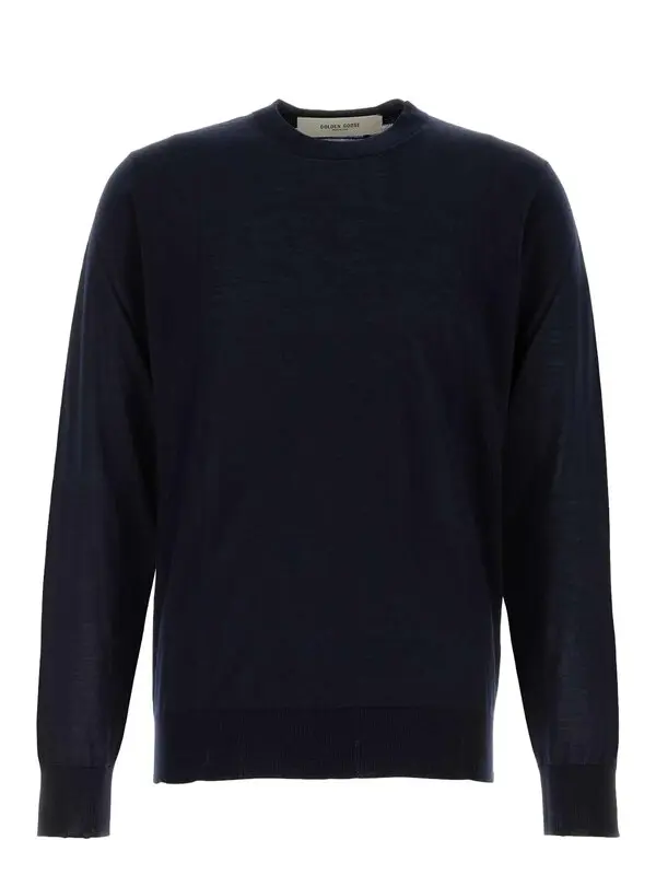 GOLDEN GOOSE Crewneck Pullover Sweatshirt - Blue