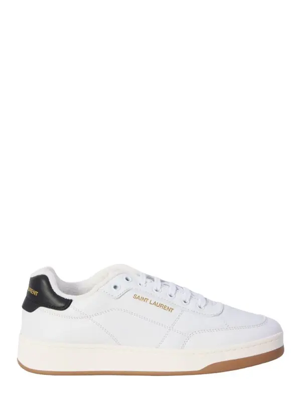 Saint Laurent Sl/61 Smooth Leather Sneakers - Black