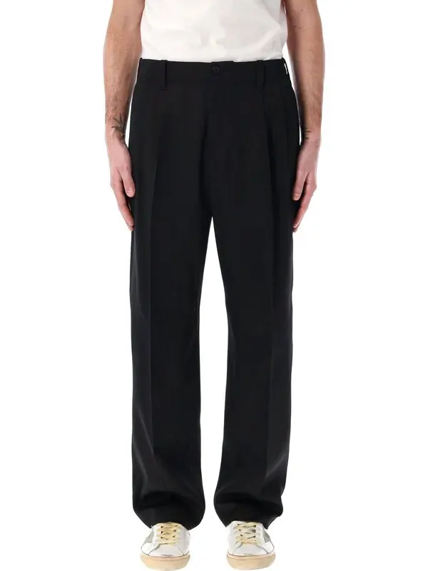 GOLDEN GOOSE Loose-fit Tailored Trousers Size - Nero