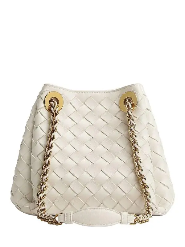 Bottega Veneta Mini Paintrachute Chain Bag - Chalkm