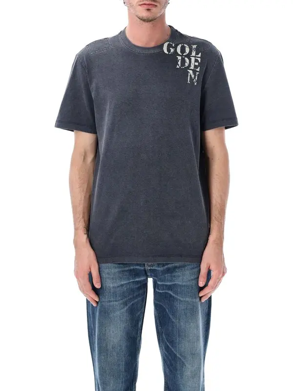 GOLDEN GOOSE Classic Casual T-shirt - Blue