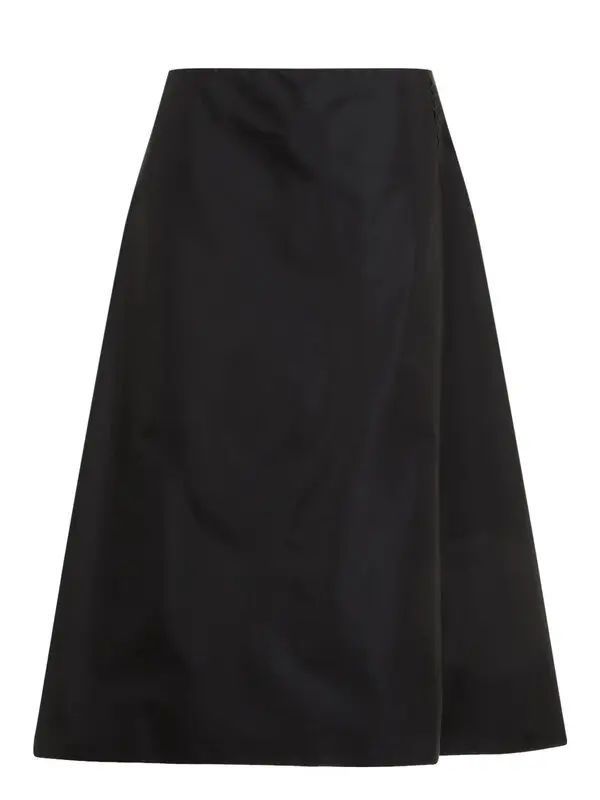 Marni Polyamide Midi Skirt - Black