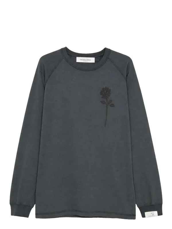GOLDEN GOOSE Classic Cotton T-shirt - Charcoal