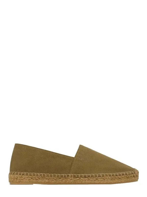 Saint Laurent Espadrille Flats - Brown