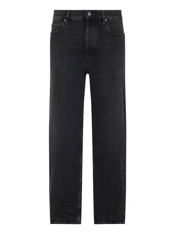 Saint Laurent Mick Long Jeans In Westwood Denim - Black