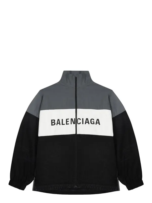 Balenciaga Colorblock Track Jacket - Blue