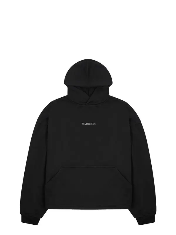 Balenciaga Pullover Hoodie - Black